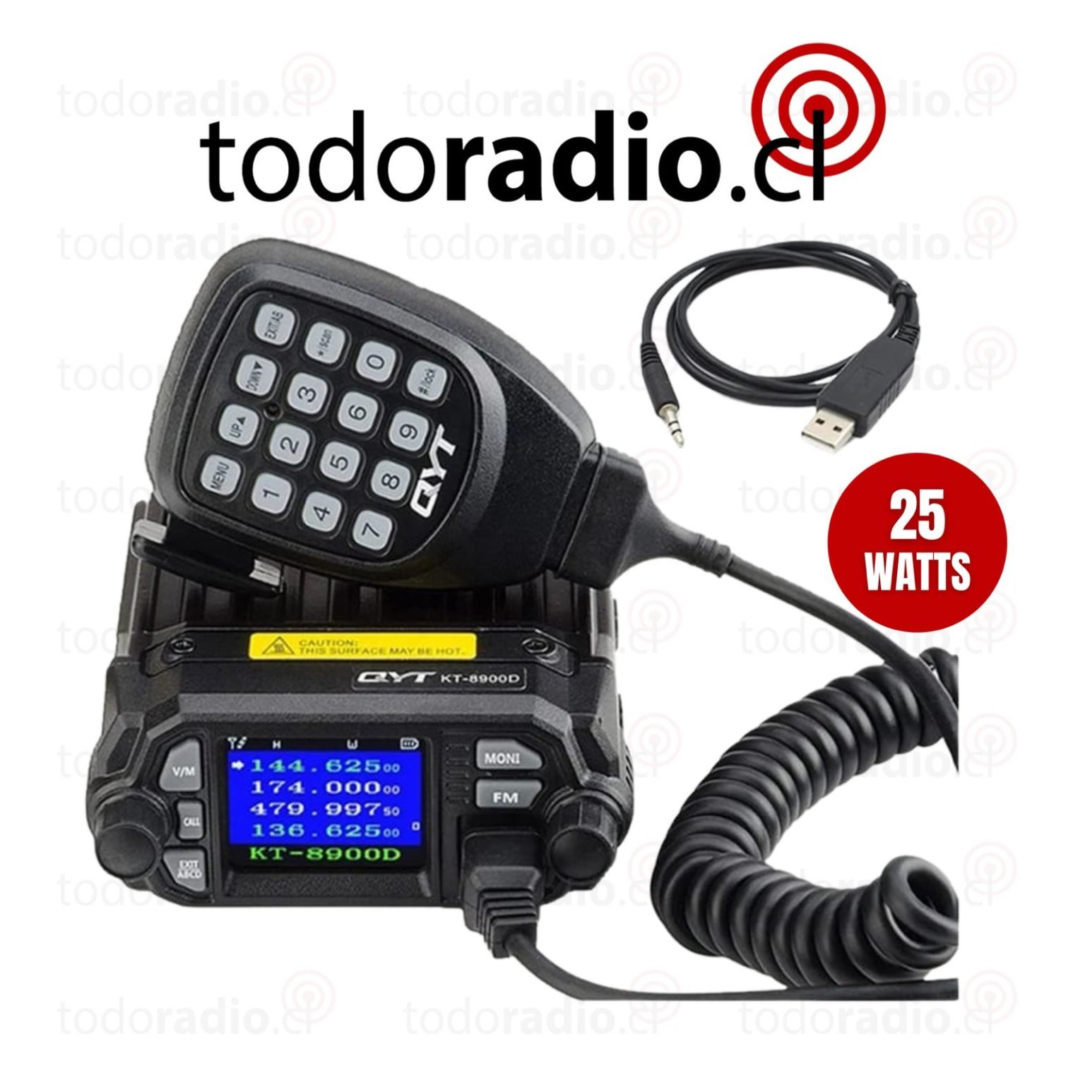 Base Móvil QYT KT-8900D Dual Banda - Todoradio Store